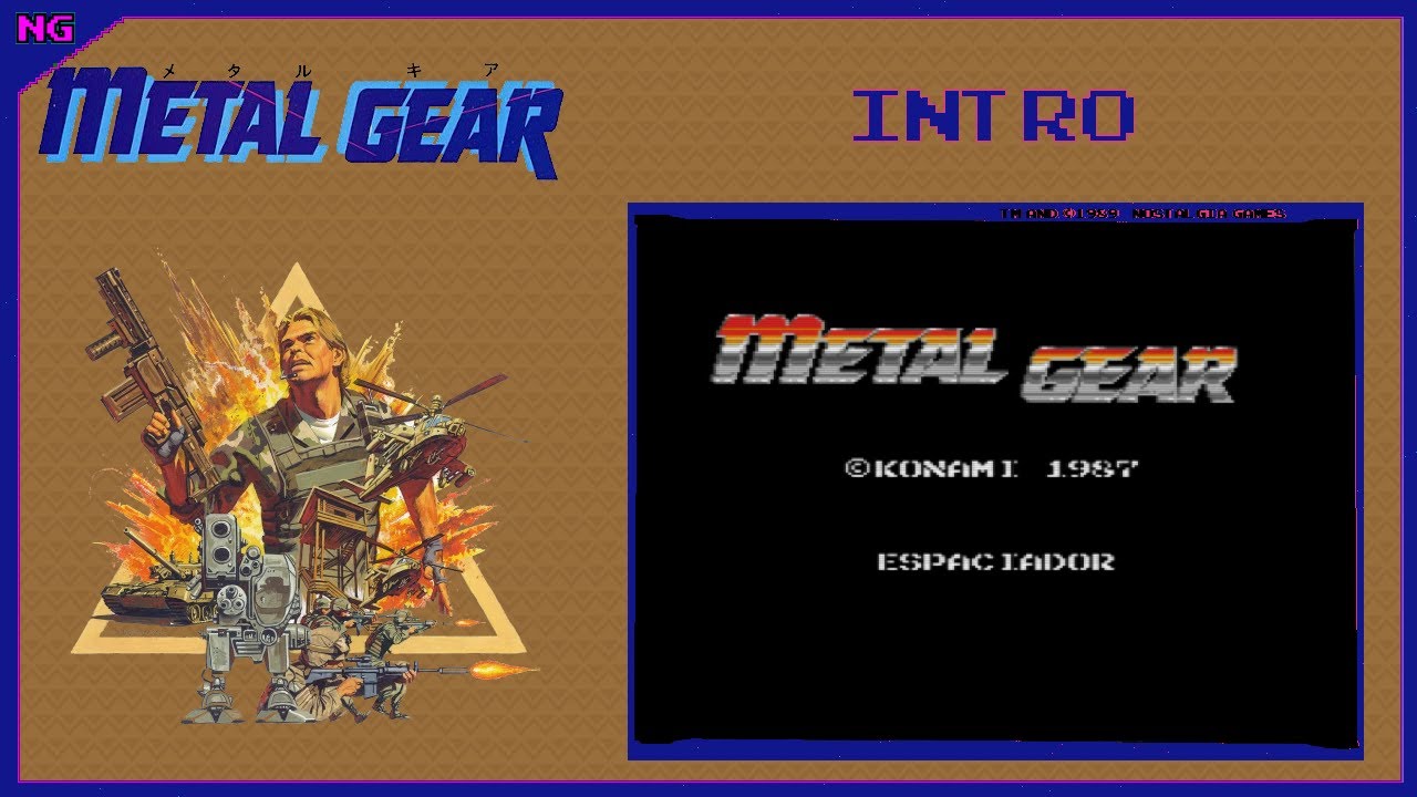 Metal Gear INTRO (1987) [MSX2] - YouTube