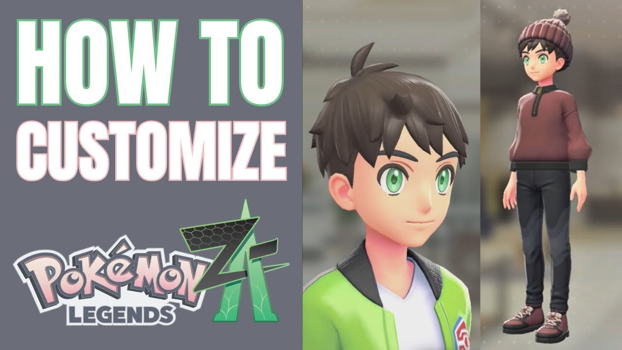 How to Customize your Trainer in Pokemon Legends: ZA - YouTube