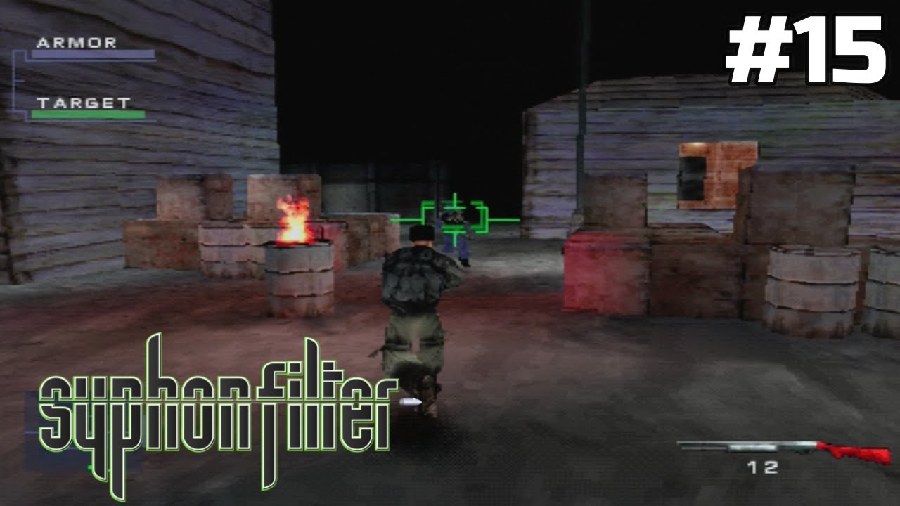 Syphon Filter (PS1) Walkthrough Part 15 Pharcom Warehouses - YouTube