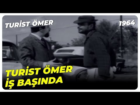 Turist Ömer - Ömer, Müşterinin Arabasını Pert Etti! |  Sadri Alışık Yeşilçam Komedi Filmi