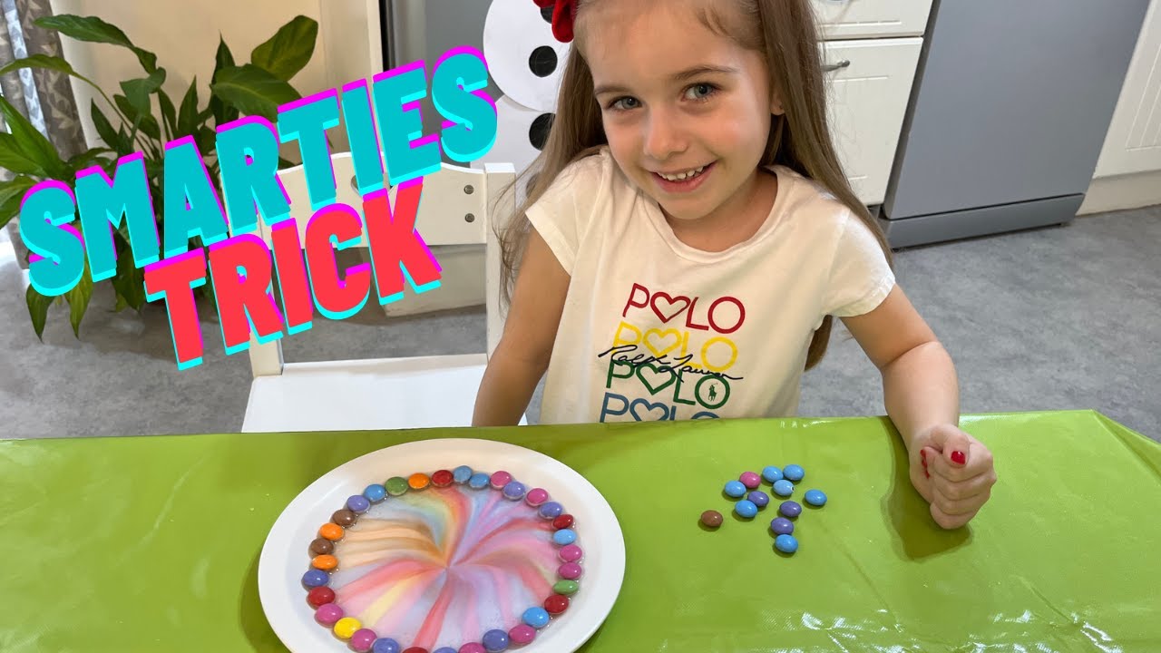 Angol nyelvű - Smarties szivárvány kísérlet | Rainbow Smarties Trick ...
