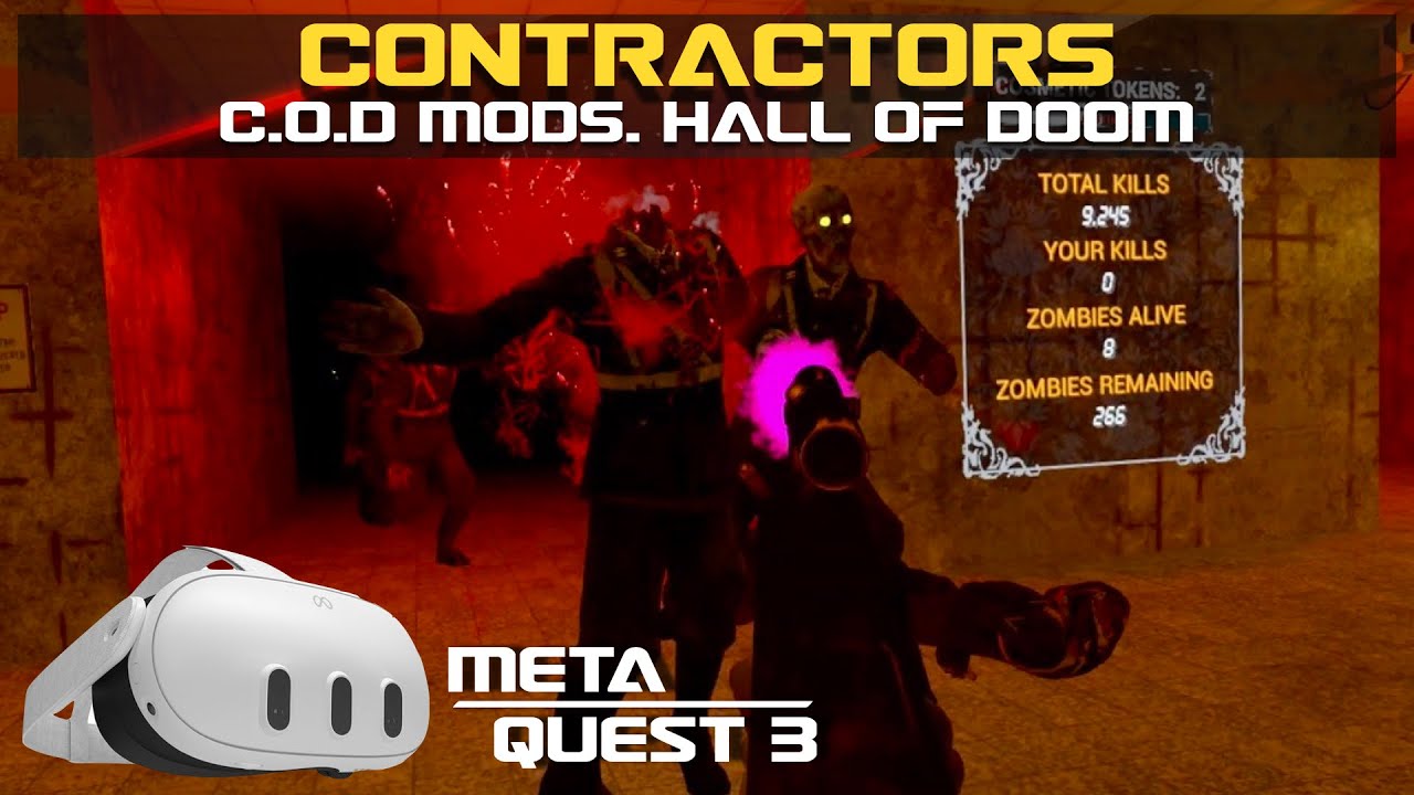 CONTRACTORS. Call Of Duty Mods Nazi Zombies! META QUEST 3 - YouTube