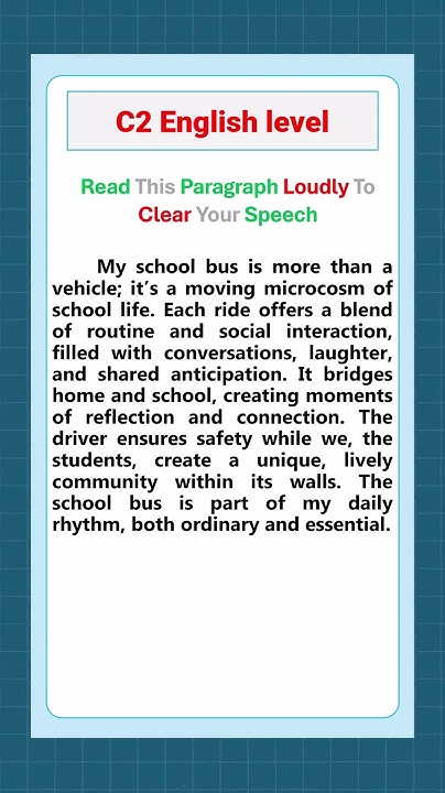 C2 English Paragraph to Read Aloud 30 || #IELTS || #LearnEnglish || # ...