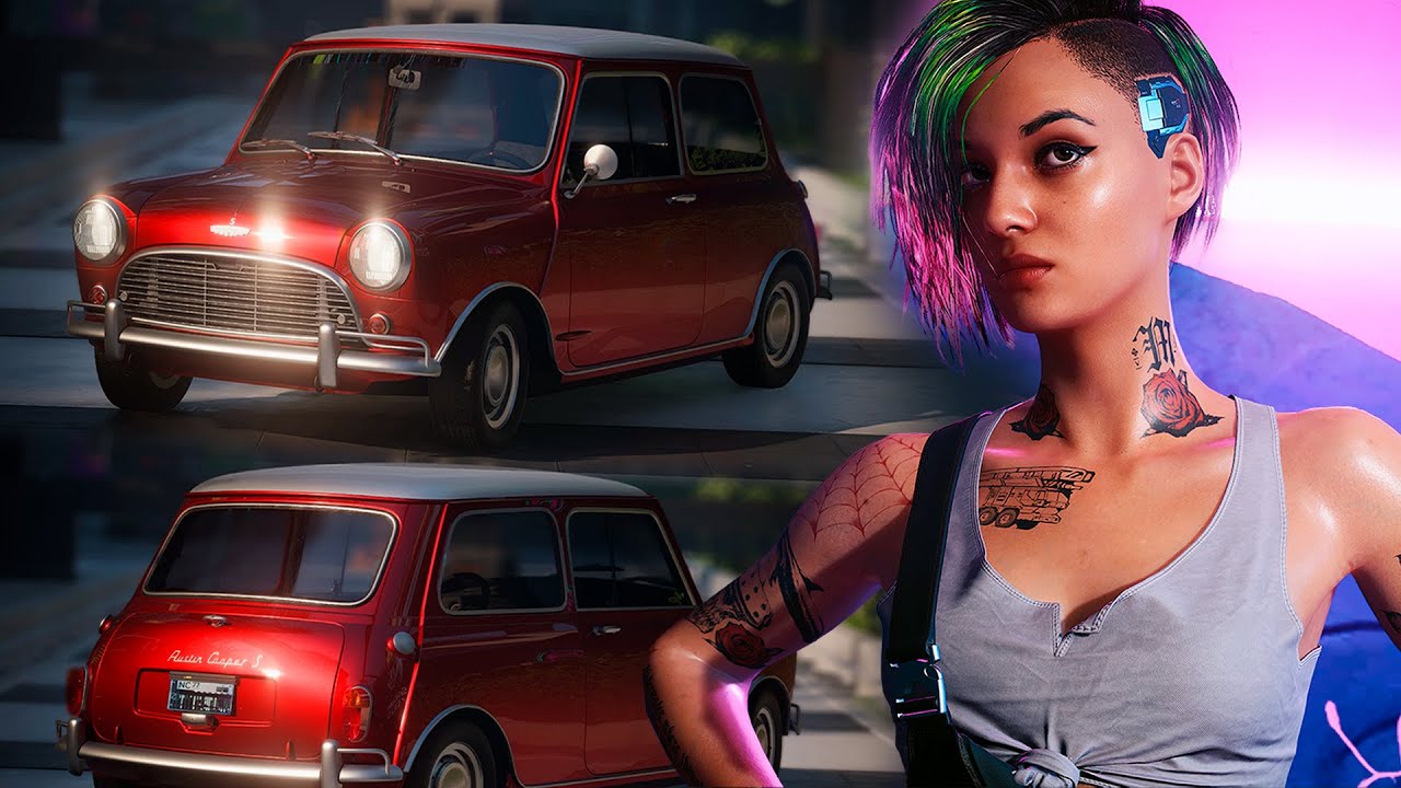 Instale o Carro Mini Cooper S 1965 no Cyberpunk 2077 - Patch 2.21 - YouTube