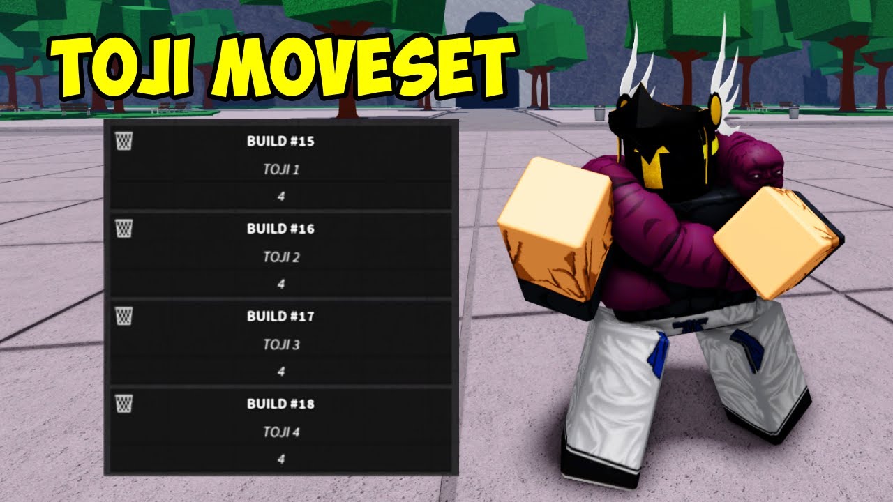 How to Use SKILL BUILDER TOJI in TSB!!! (Custom Moveset) - YouTube