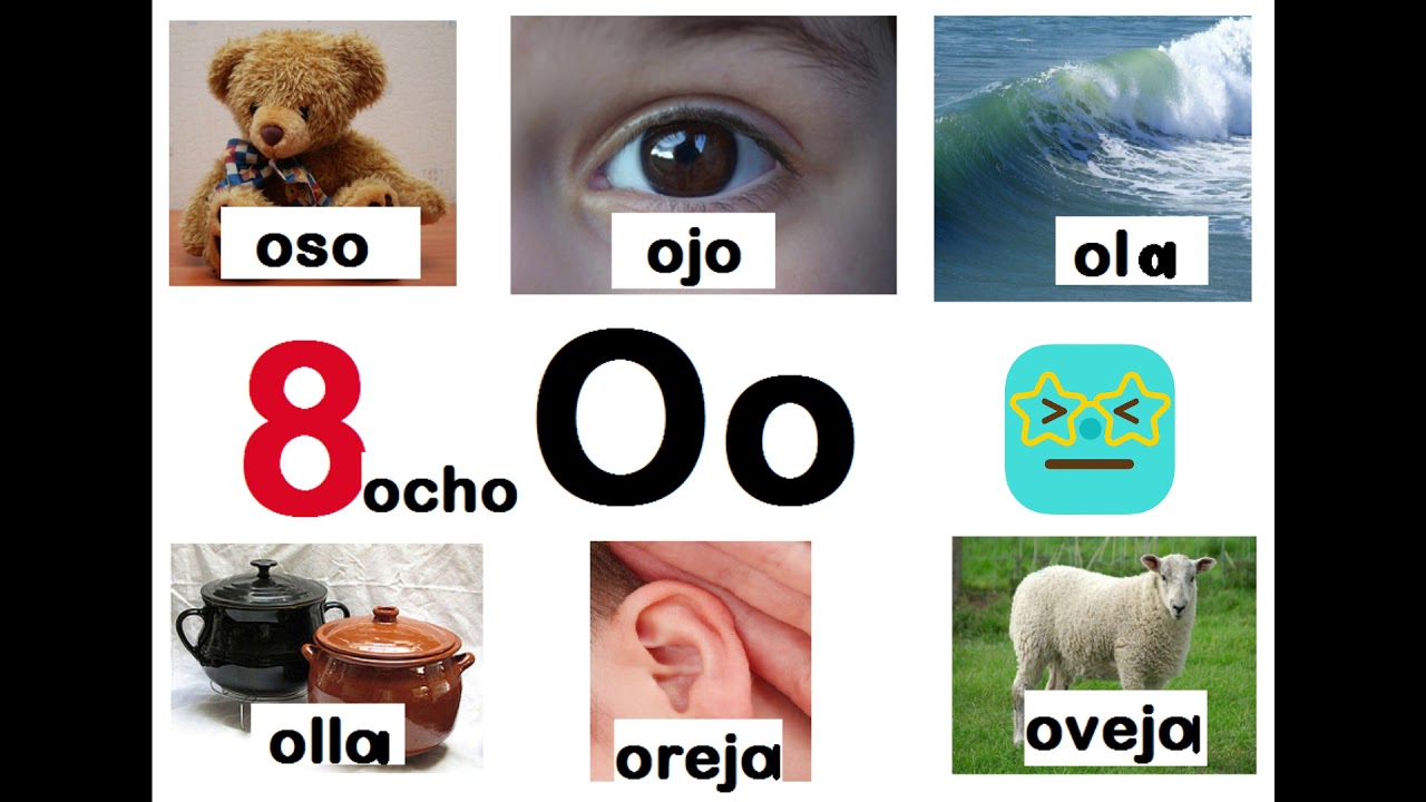 (Learn to read Spanish preschool) APRENDE A LEER LETRA O - YouTube