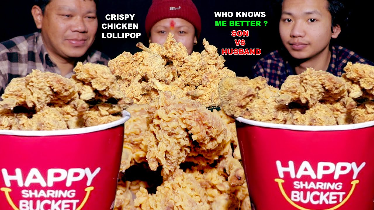 Who Knows Me Better Son Vs Husband π
Crispy Chicken Lollipop Eating Challenge Thamthapa