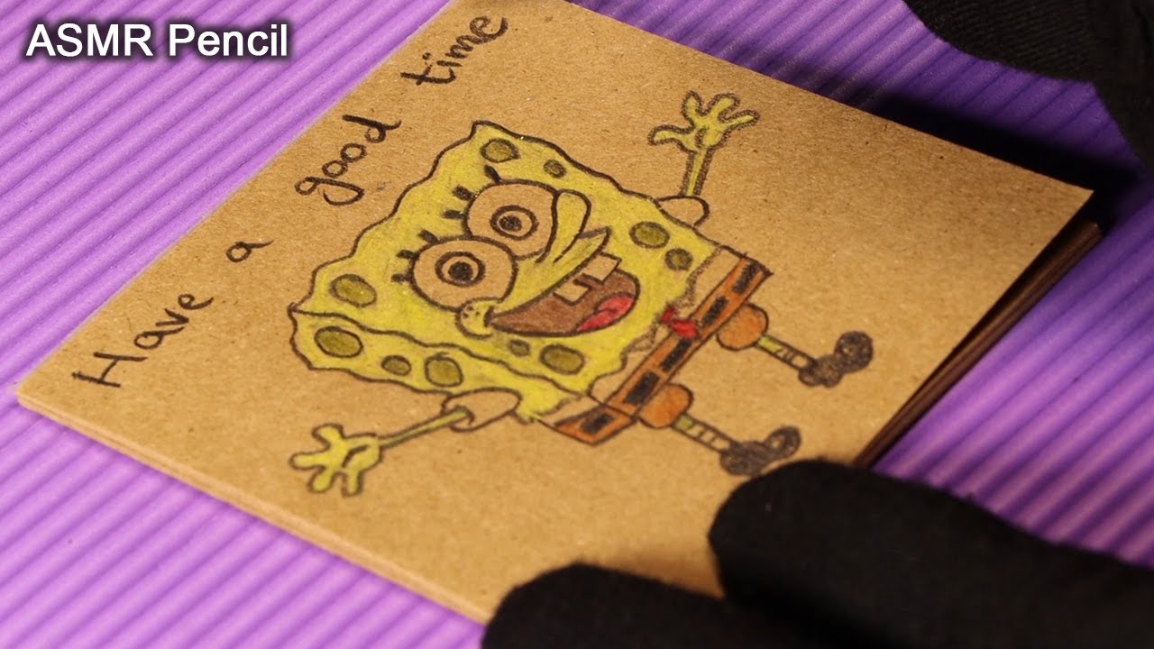 __ Listen to a Pencil Drawing __ Part 4 ️ ASMR ( No Talking ) - YouTube