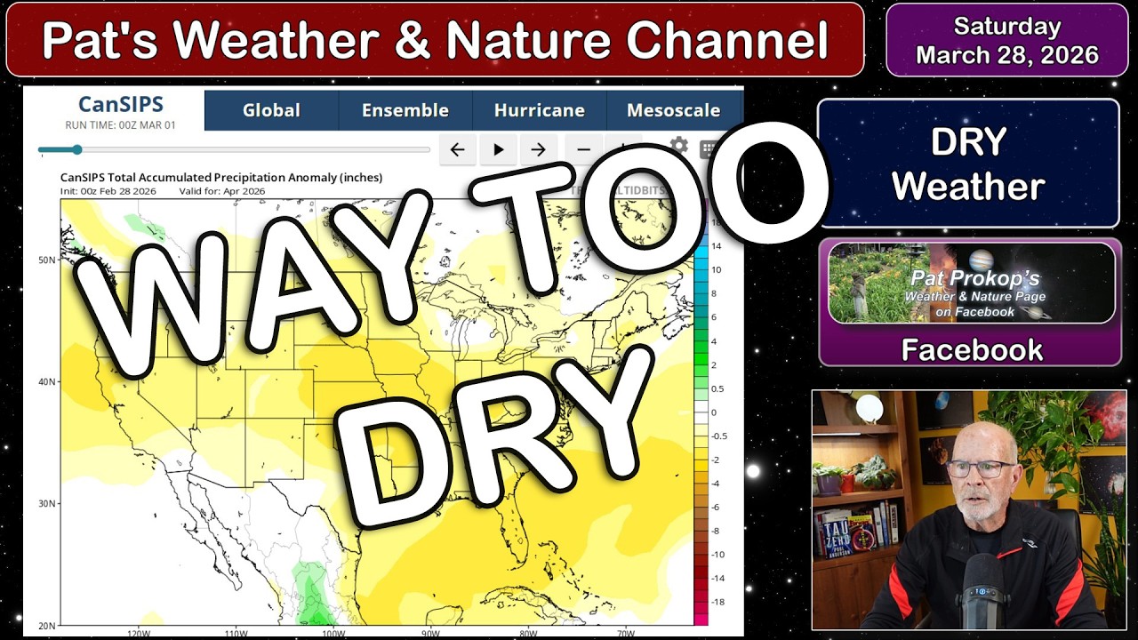 Very Dry Weather Since November with No Relief in Sight - YouTube