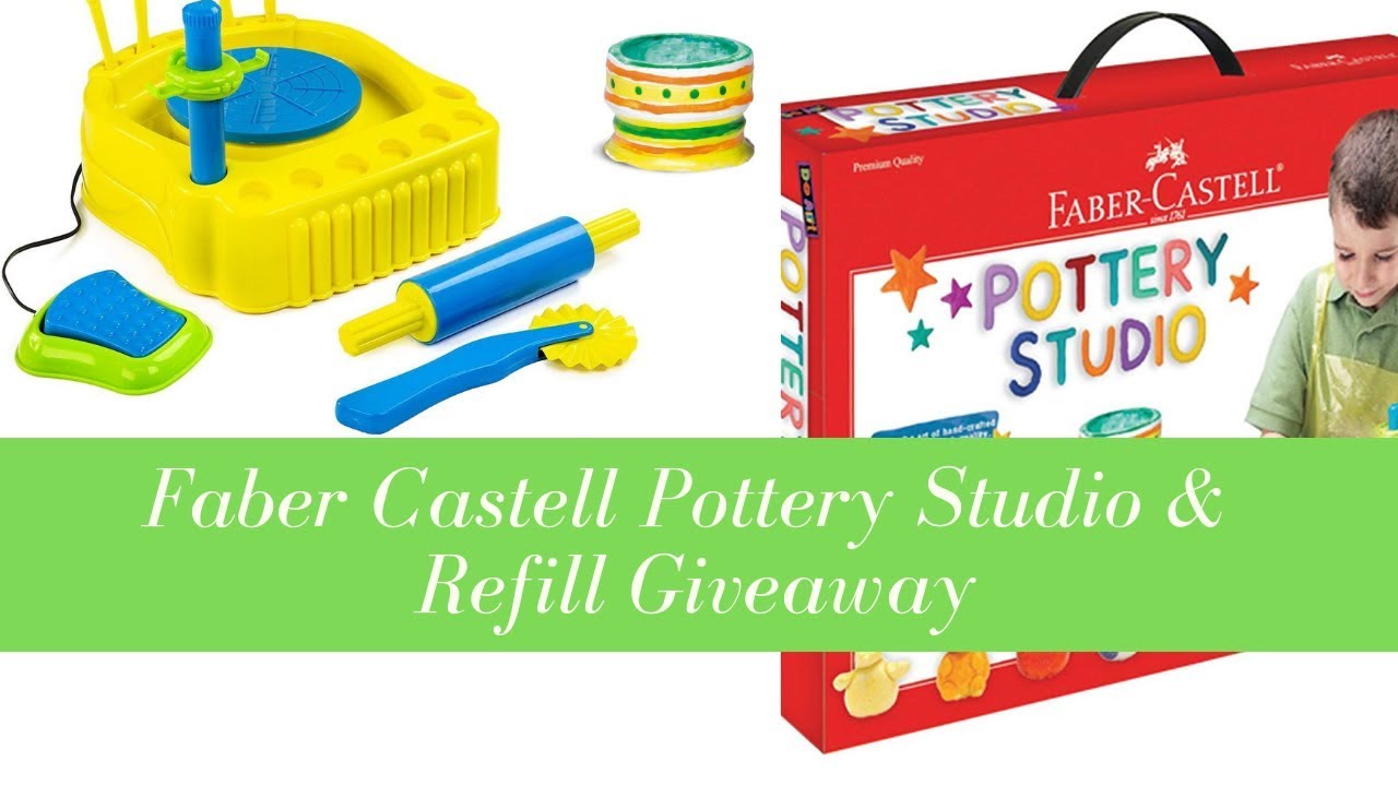 Clay Art - Faber Castell Pottery Studio Giveaway - YouTube
