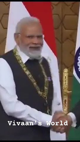 PM Narendra Modi ji conferred with the highest State Honour of Egypt ...