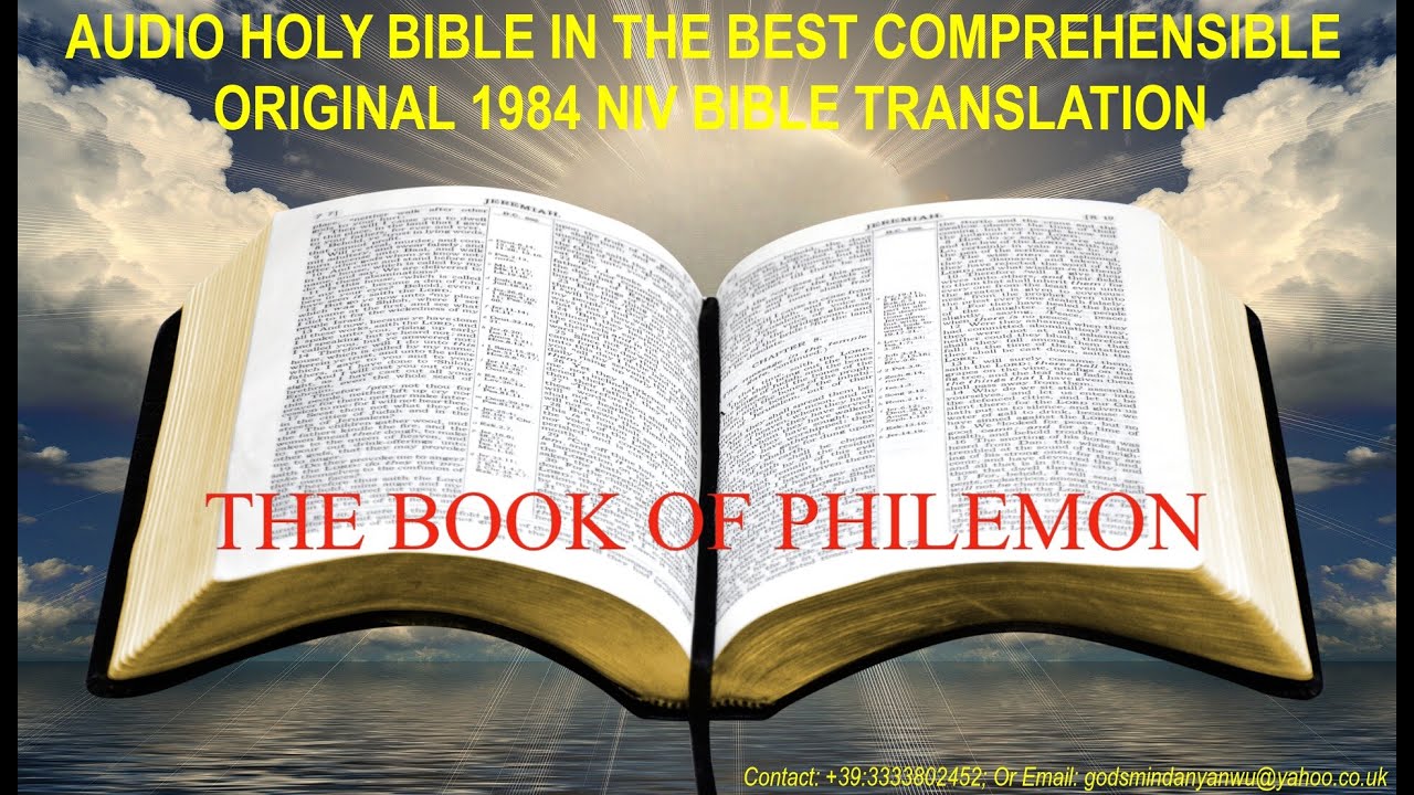 AUDIO HOLY BIBLE: "THE BOOK OF PHILEMON" - IN THE BEST ORIGINAL 1984 ...