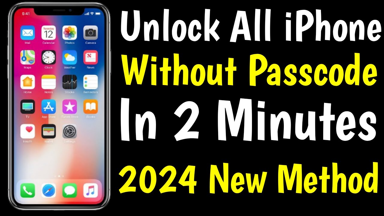 How To Unlock iPhone Without Passcode & Computer | Unlock All iPhone ...