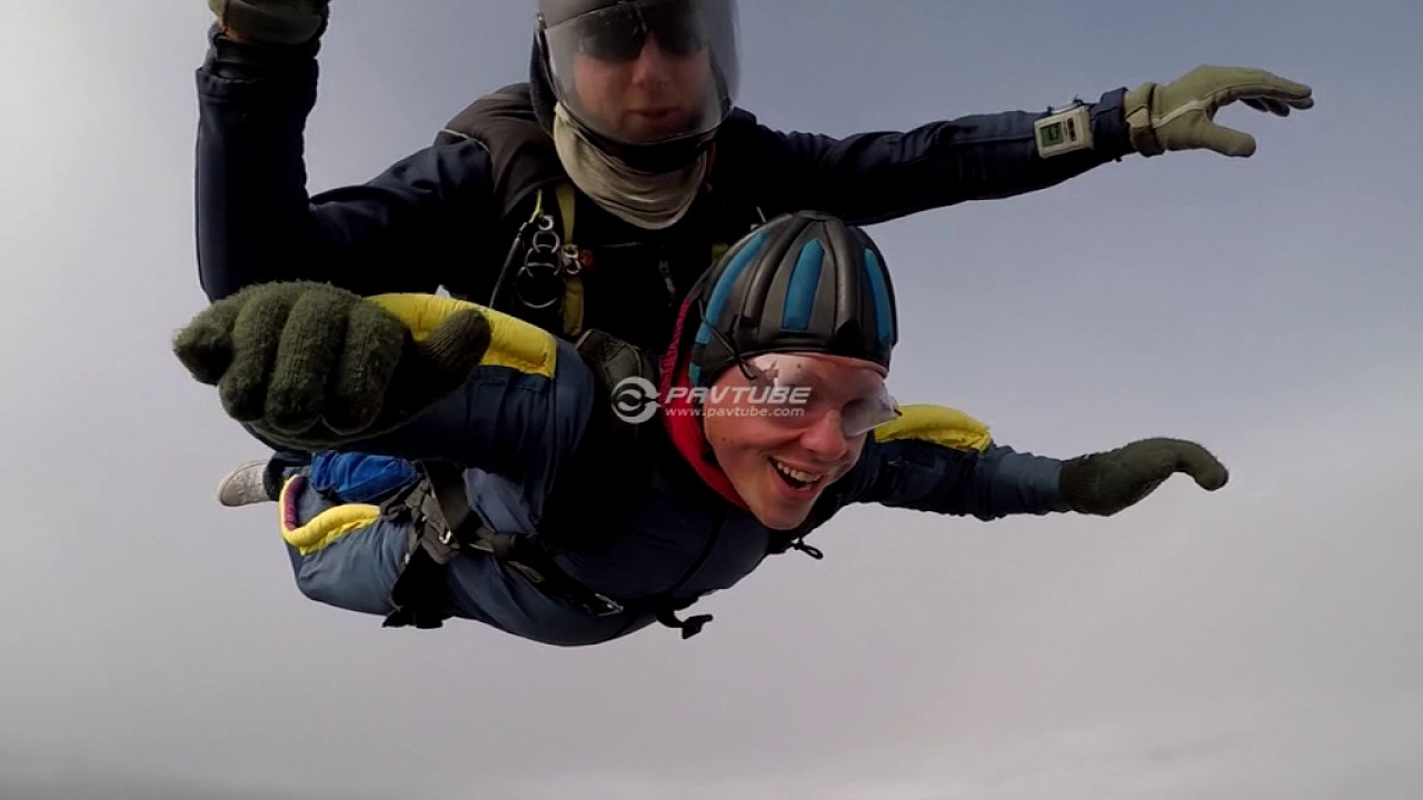 Skydive Headcorn - 19-02-2017 - Tandem Skydive 12,000ft - YouTube