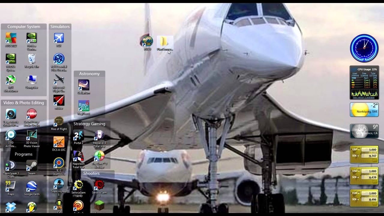Concorde X Custom INS ADEU Flightplan card Tutorial - YouTube