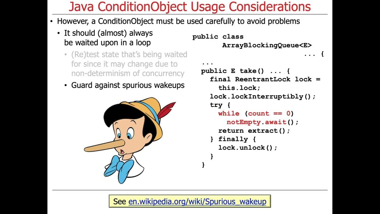 Java Conditionobject Usage Considerations Youtube