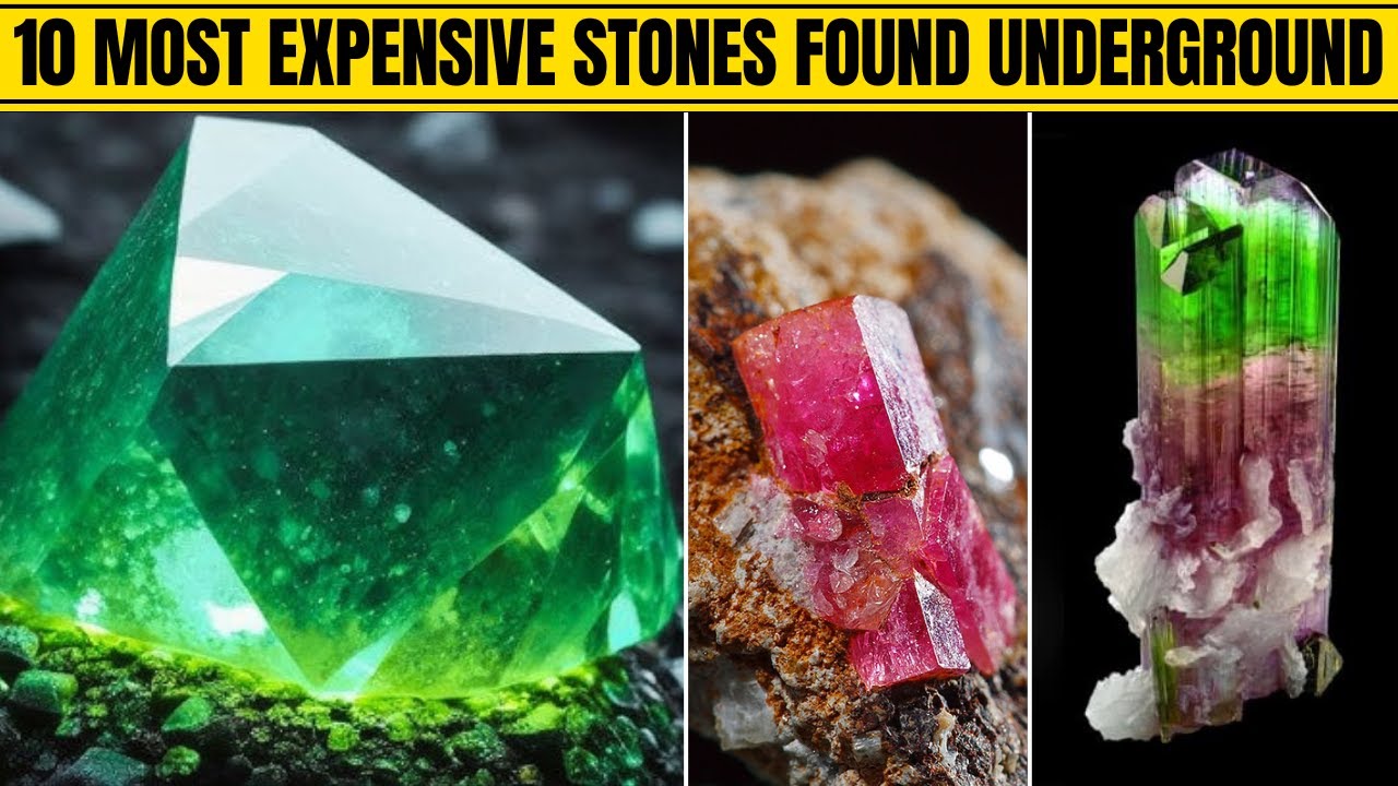 10 most expensive stones found underground. - YouTube