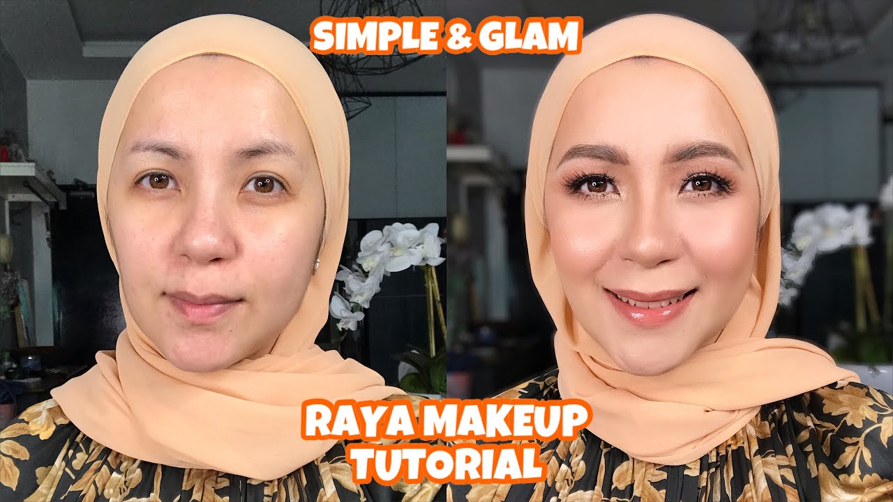 RAYA MAKEUP TUTORIAL 2020 | SIMPLE GLAM MAKEUP LOOK - YouTube