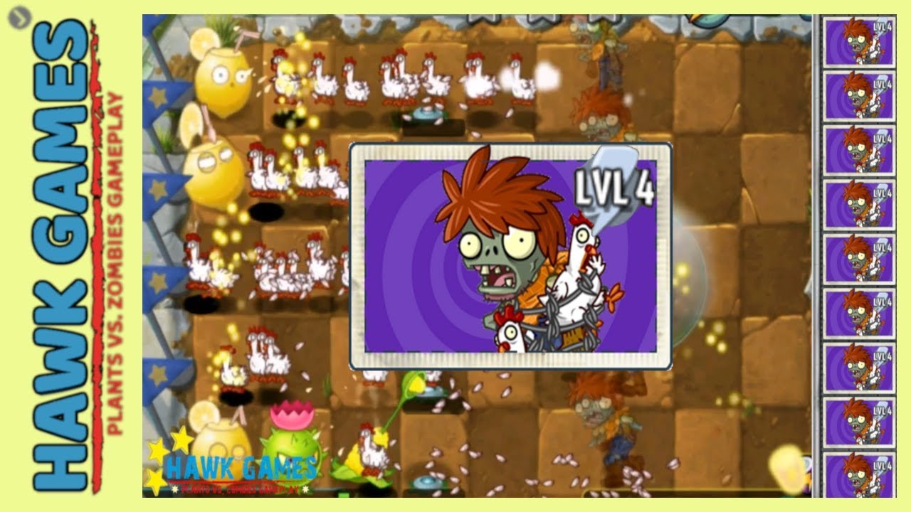 Plants vs Zombies 2 Zombies vs Plants I, Zombie Chicken Wrangler Zombie ...