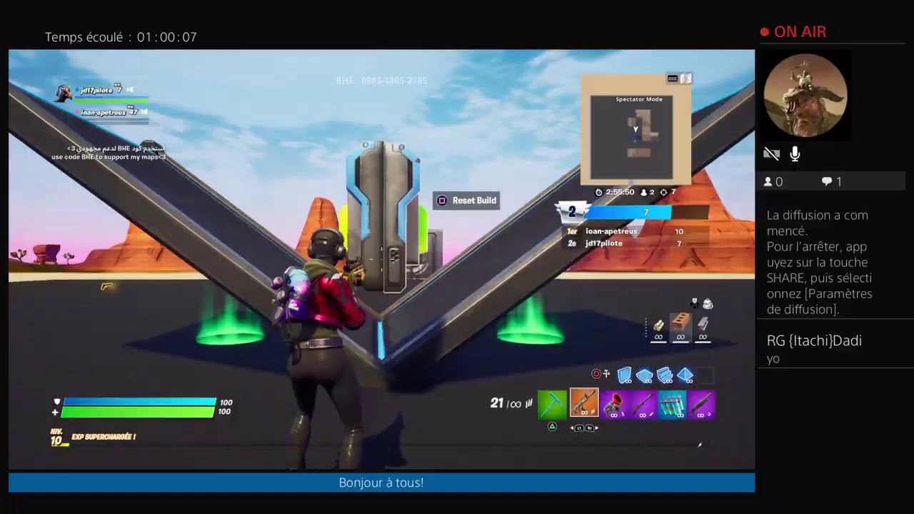 Live fortnite avec Darius Le Boss - YouTube