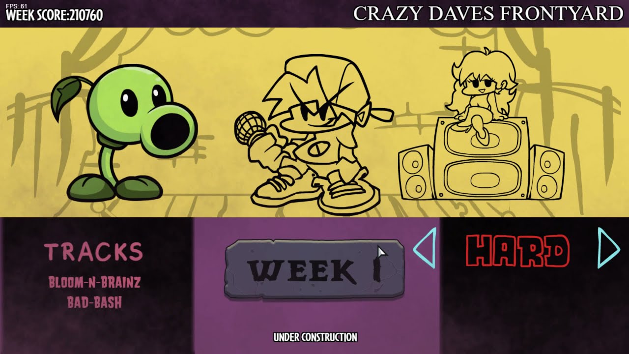 FNF Plants Vs. Rappers Pvz Week 1 - YouTube