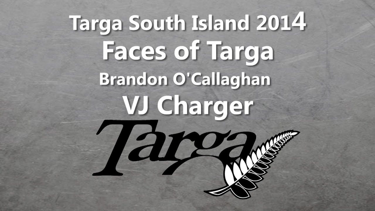 Brandon O'Callaghan - VJ Charger RT- Targa South Island 2014 - YouTube