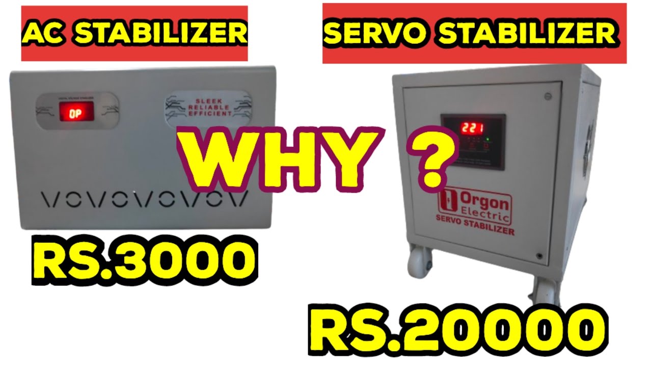Servo Stabilizer Too costly Comparing to Normal Stabilizer.Why??Working Difference!! - YouTube