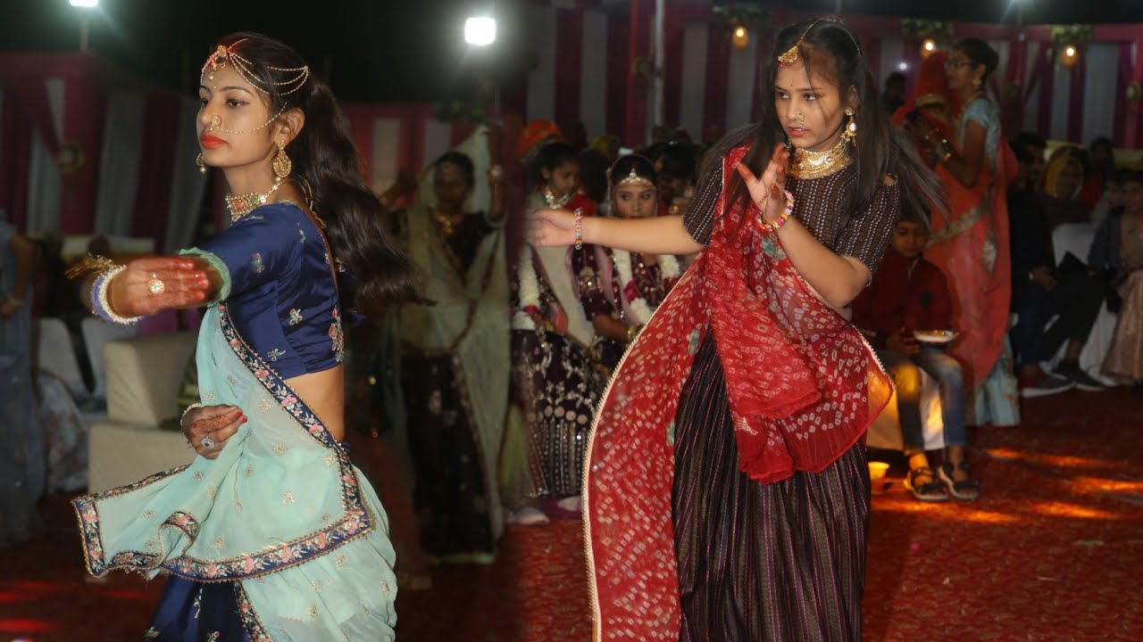 मारवाड़ी विवाह ढ़ोल थाली सुपरहिट डांस, Dhol Thali Dance - YouTube