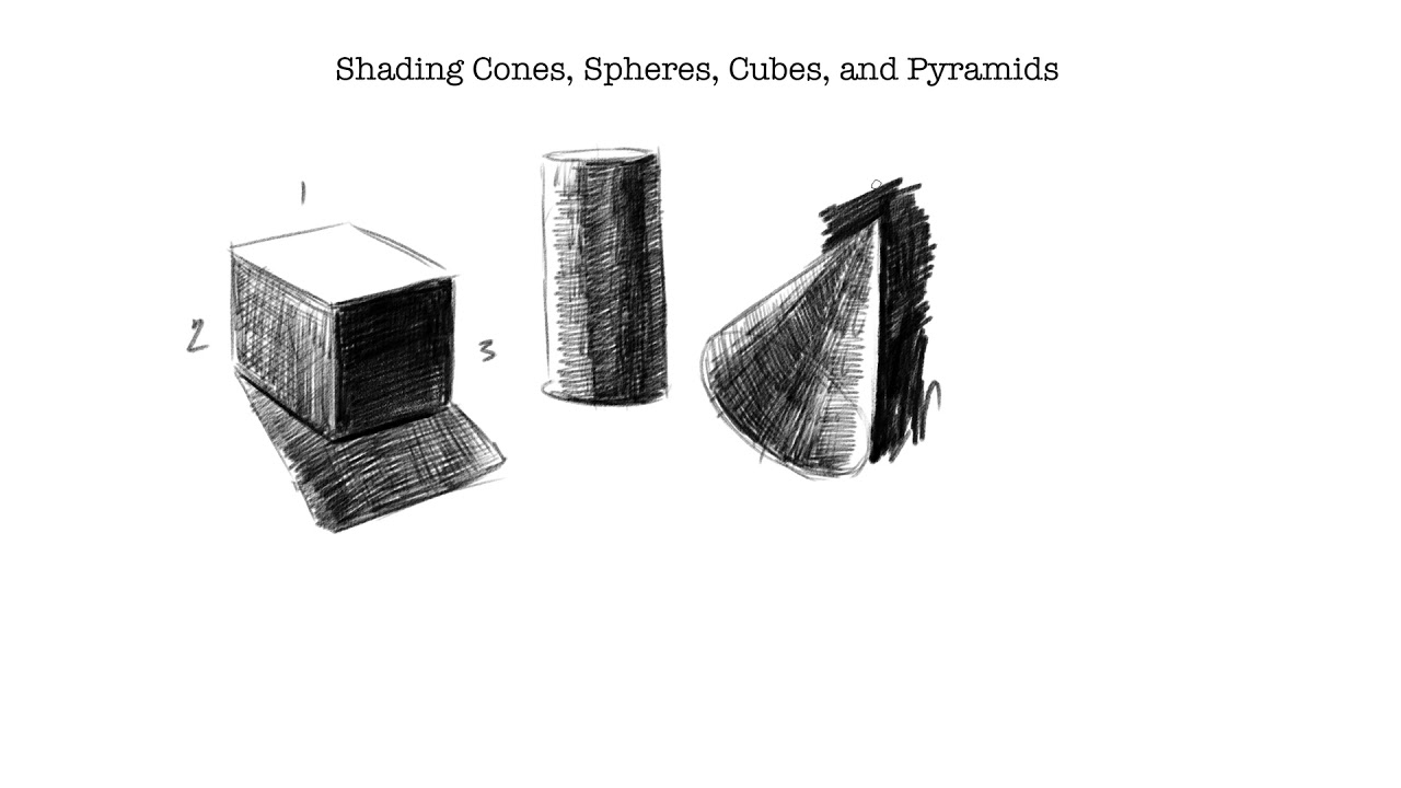 Shading: geometric solids - YouTube