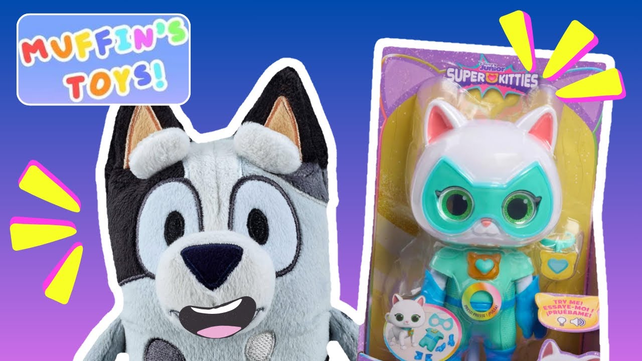 Muffin's Unboxing! Bluey | SuperKitties Bitsy! - YouTube
