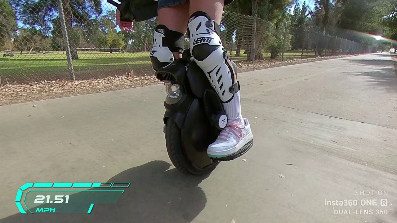 Inaugural ride of the Inmotion V11 EUC - YouTube