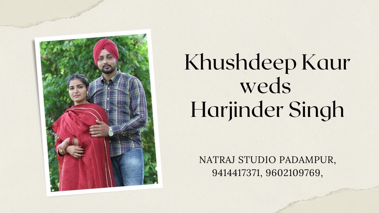 Khushdeep Kaur weds Harjinder Singh, Jaggo Cereminy Live... - YouTube