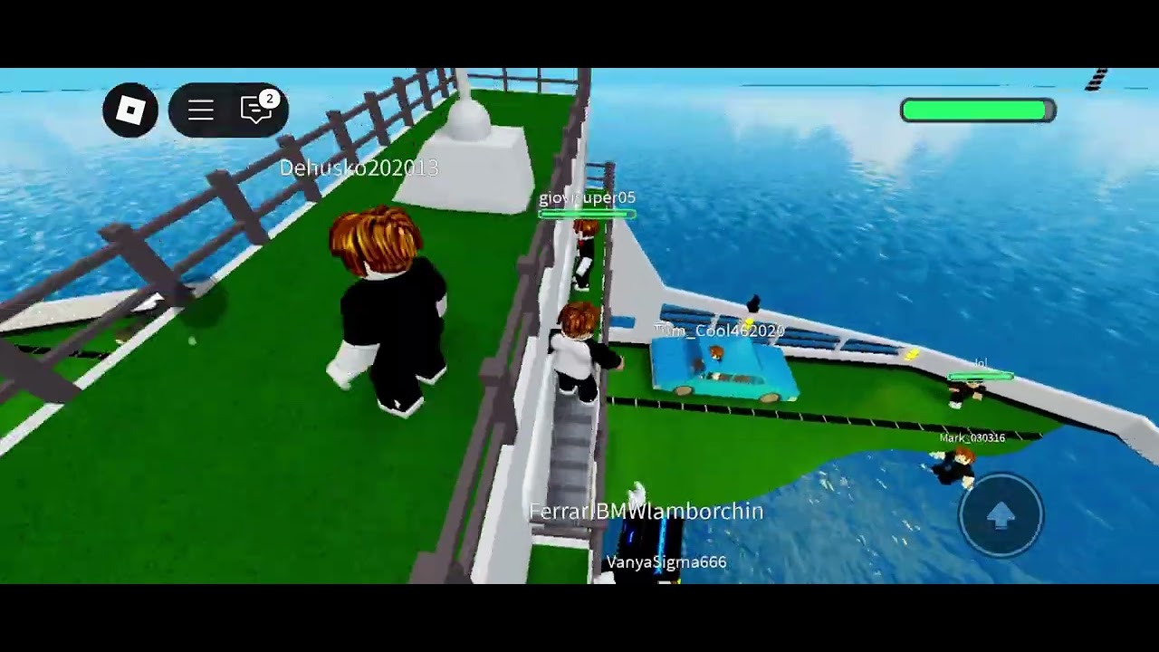 Car Ferry sinking In ROBLOX - YouTube