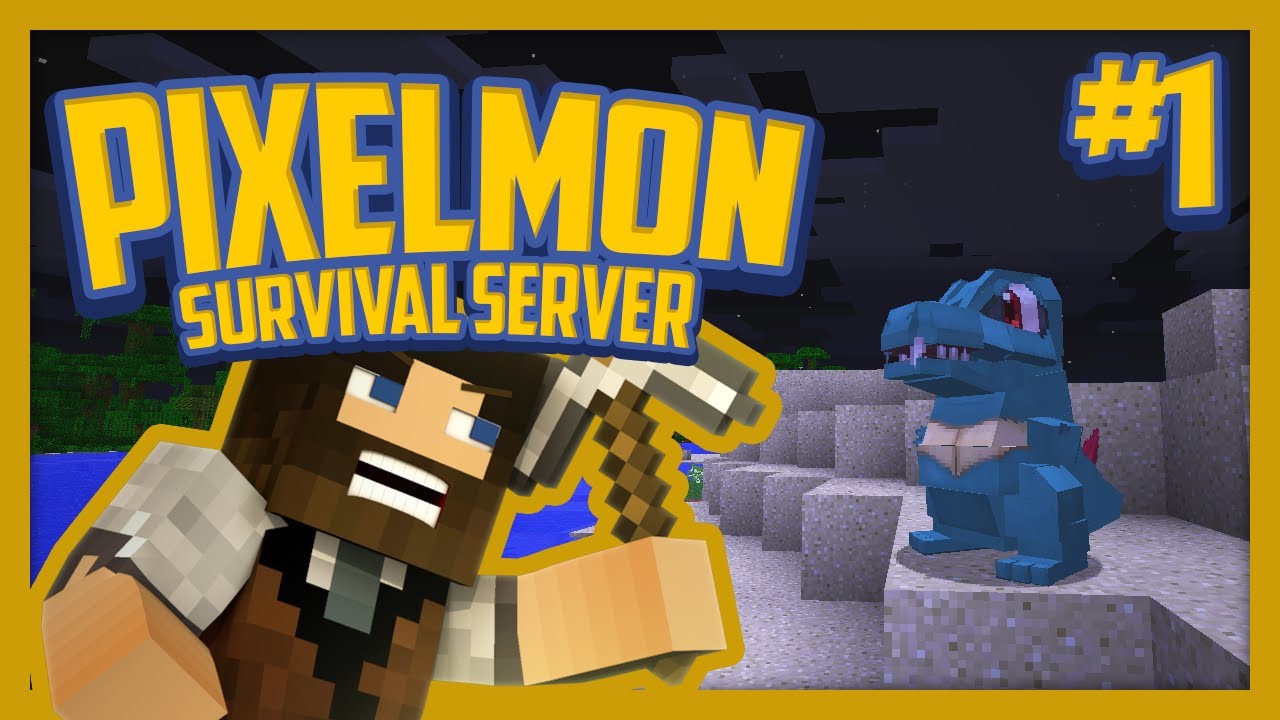 Pixelmon Survival Server (Minecraft Pokemon Mod) Lets Play Ep.1 Log ...