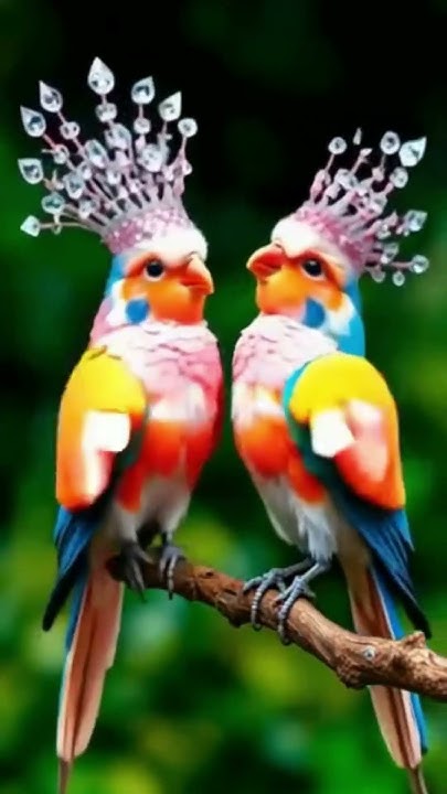 🌟 Lovebirds in a magical dance of light and beauty . Nature’s most ...