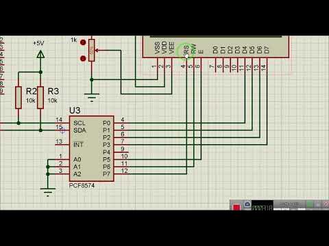 Programmed in Bascom 8051 with AT89C1051 i2c LCD16x1 - YouTube