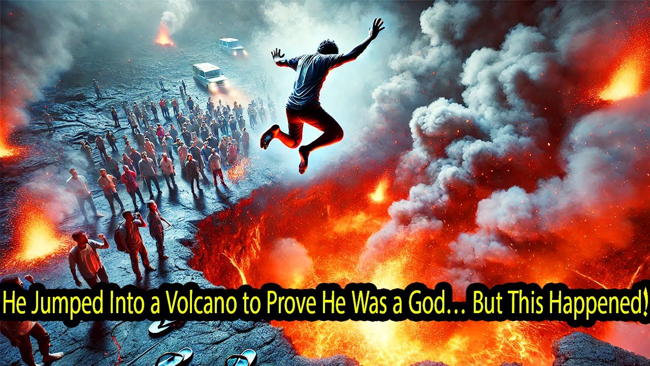 🔥 He Jumped Into a Volcano to Prove He Was a God… But This Happened ...