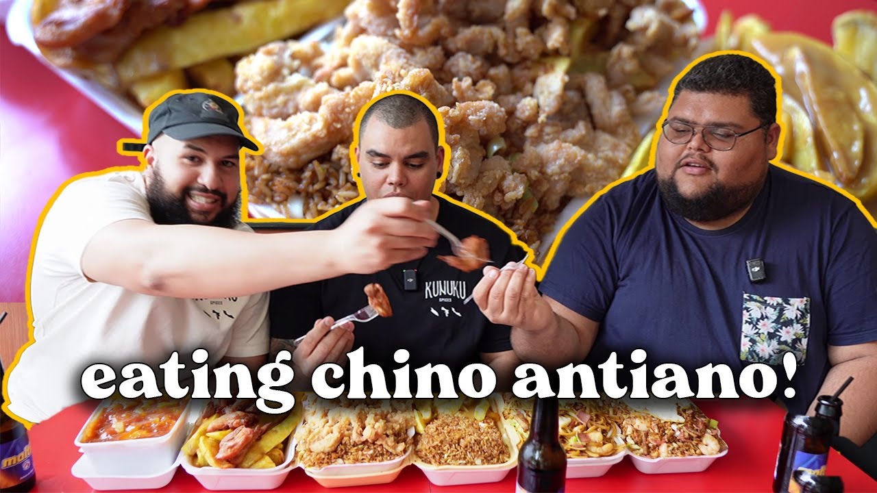 Antianos try Chinese Antillean Food! (Chino Antiano) - YouTube