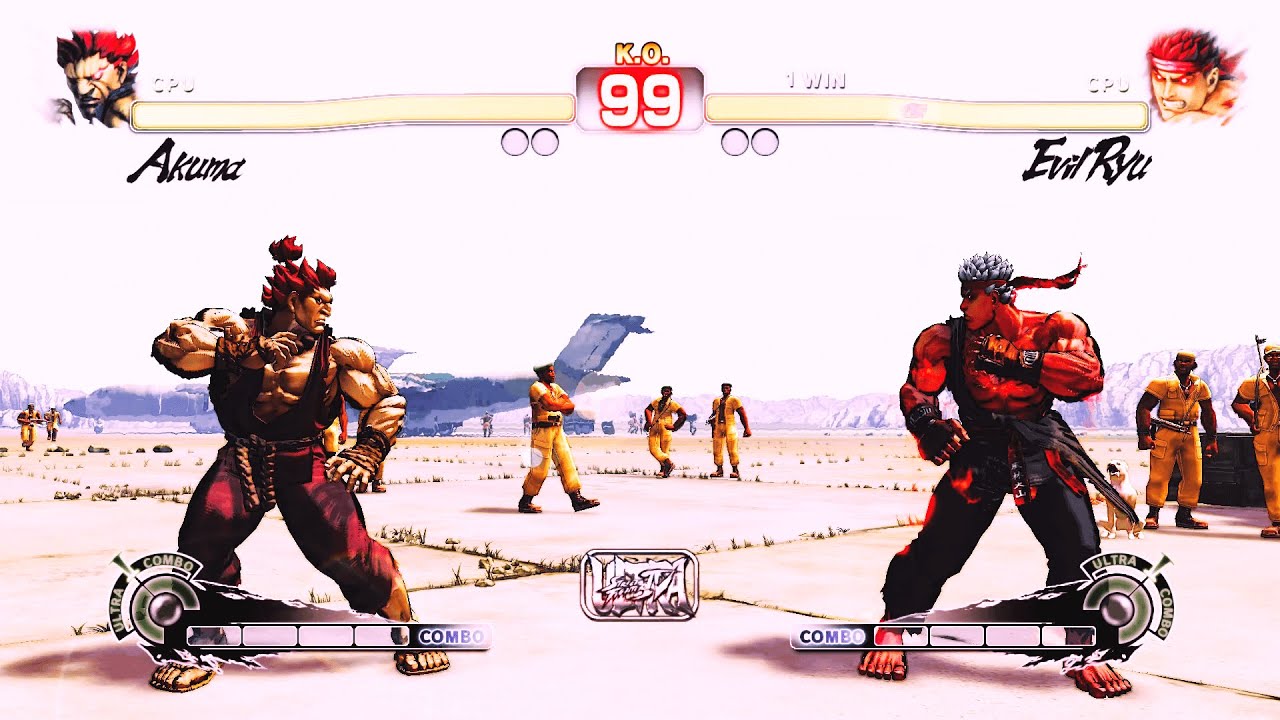 Akuma vs Evil Ryu (Hardest) Ultra Street Fighter IV. - YouTube