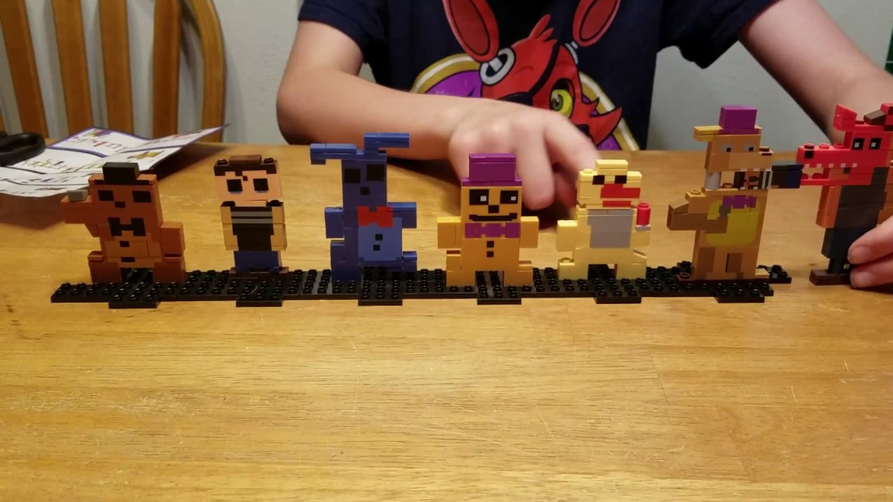 The Brother Series 2 FNAF 8 Bit Lego McFarlane Figures Five Nights At ...