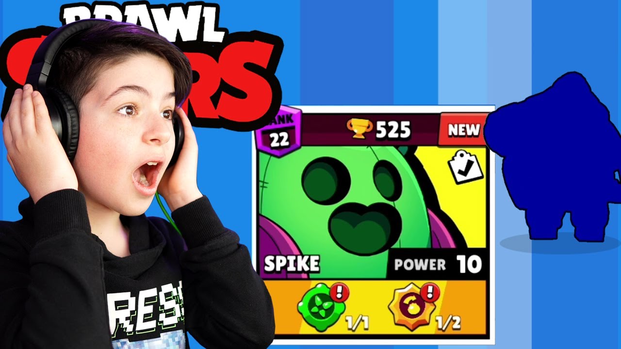 SPIKE MAX POWER 10 + NEW BRAWLER - Brawl Stars - YouTube
