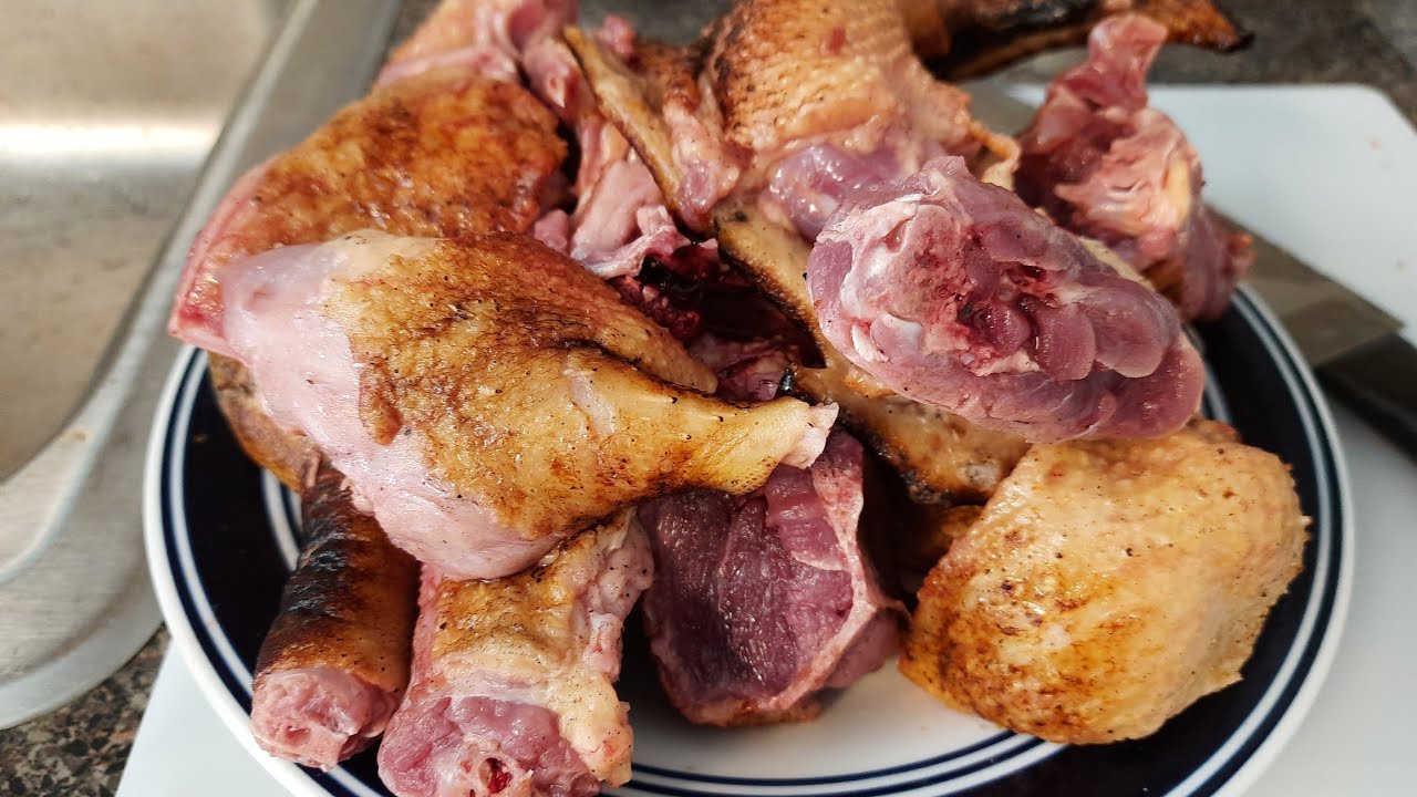 Butchering of a duck l Processing of a duck l Duck meat l How to ...