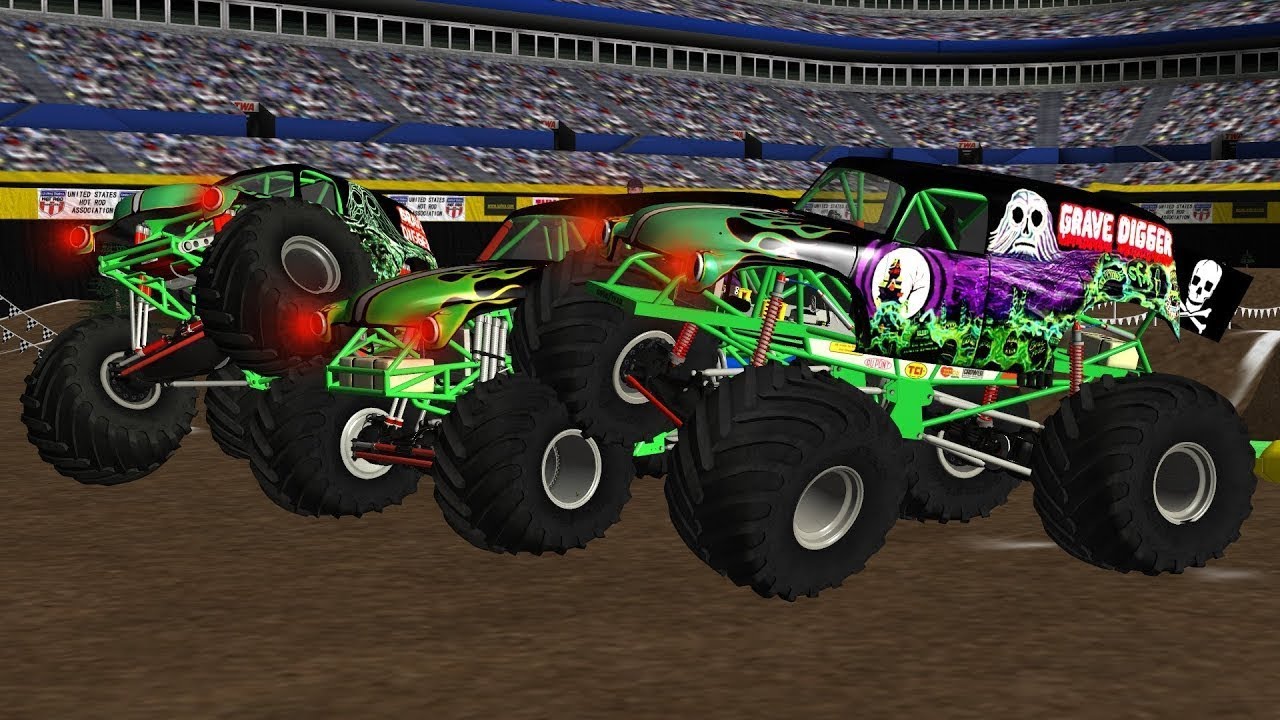 Monster Jam Rigs Of Rods event 3 - YouTube