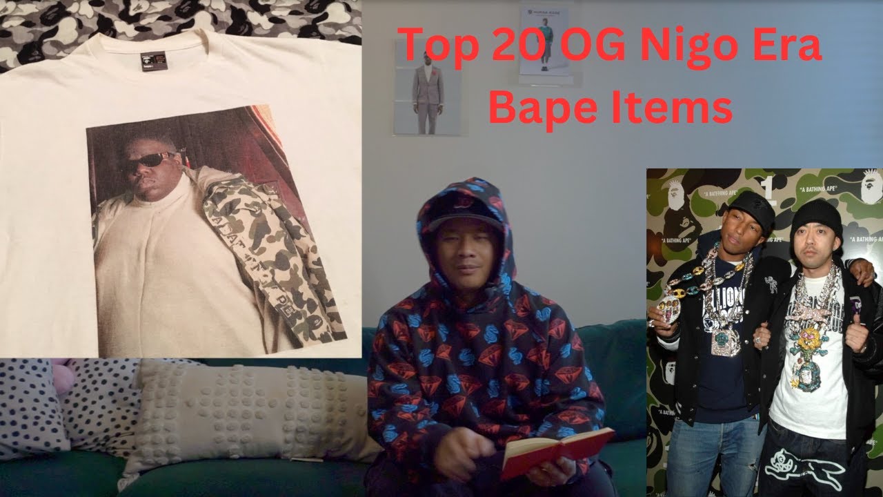 Top 20 Nigo Era OG Bape Items of all time - YouTube