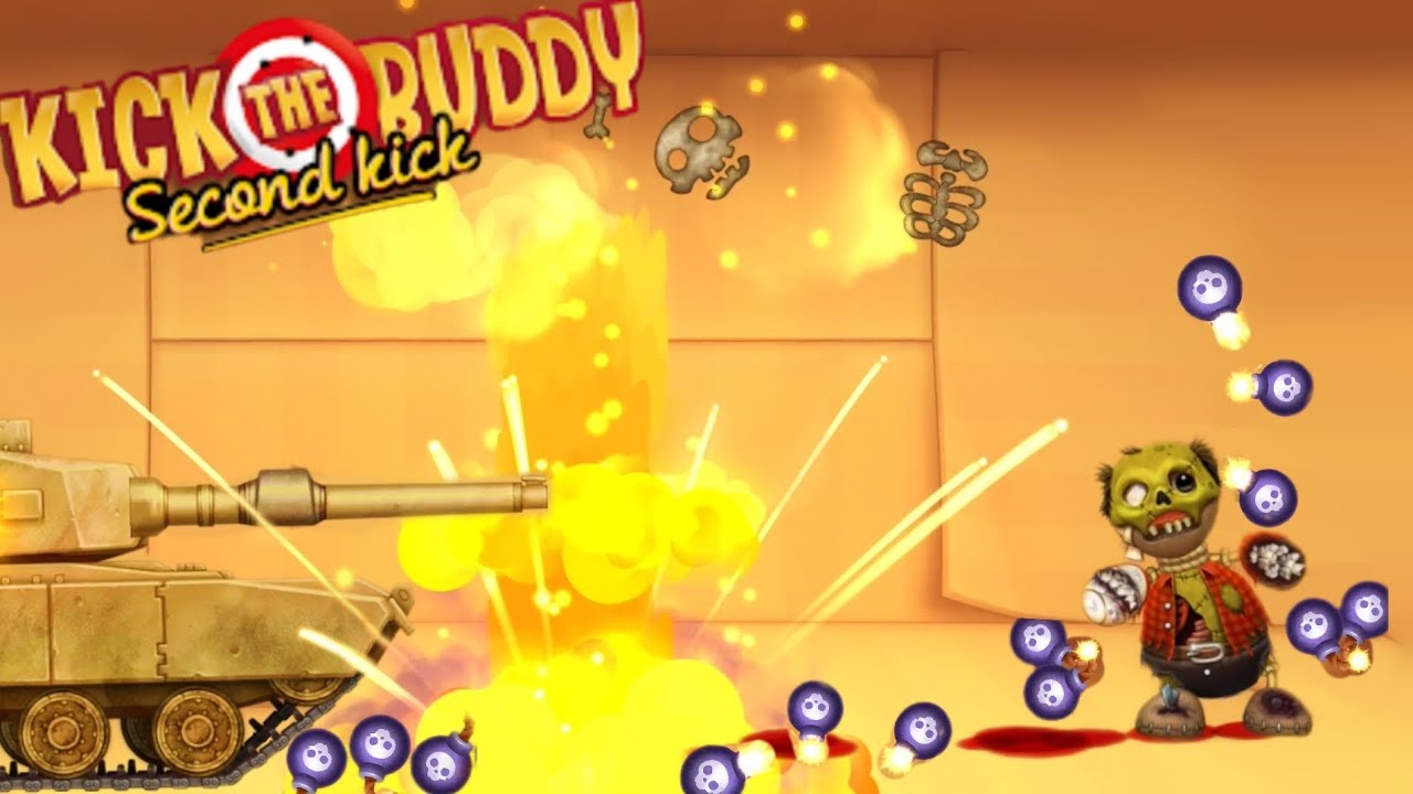 Kicks VS Tank and nuclear bomb - Kick The Buddy - YouTube