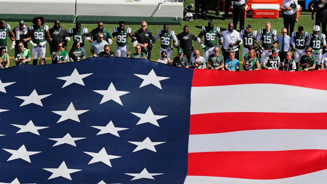 NFL Players, Owners, & Coaches Show Unity During National Anthem | Week ...