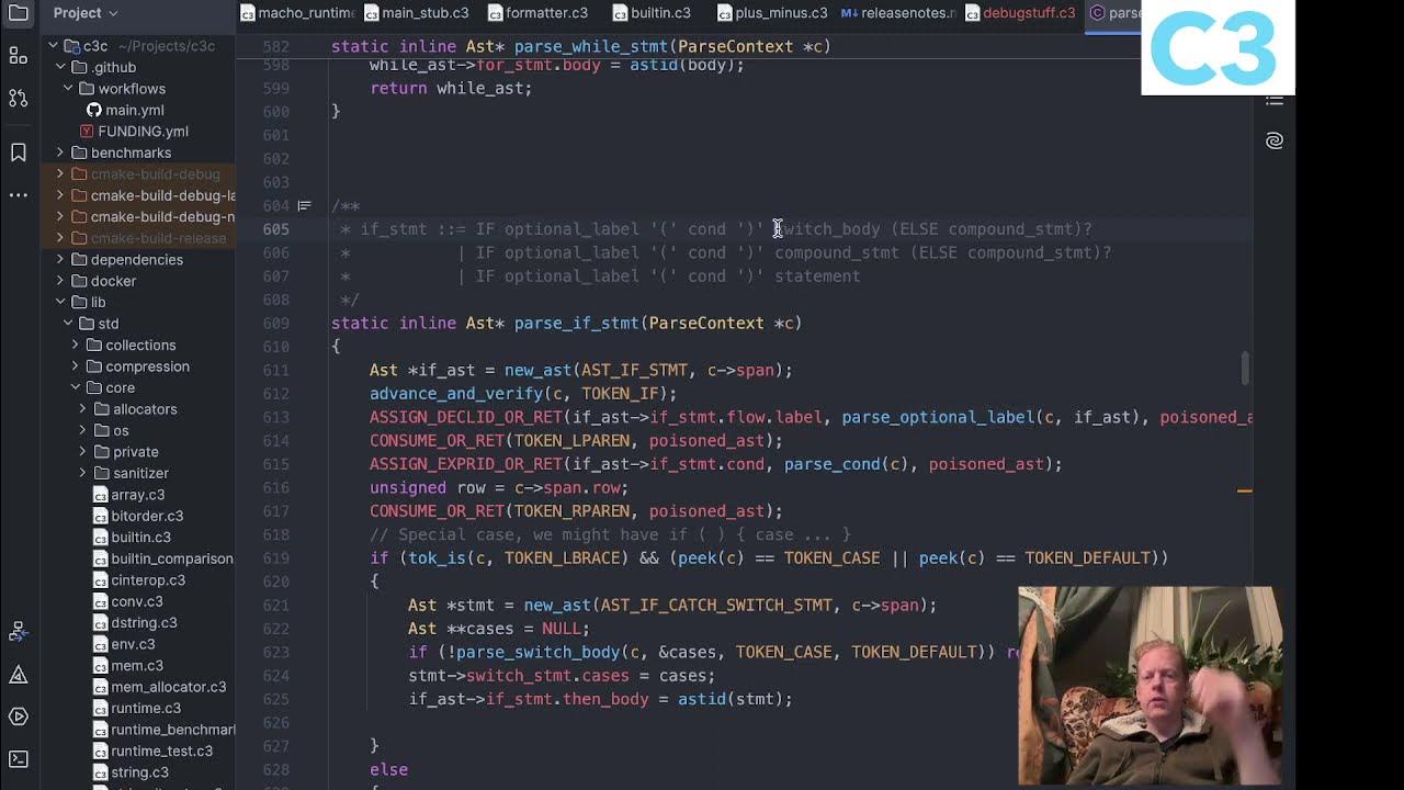 C3 Compiler Live Coding - YouTube