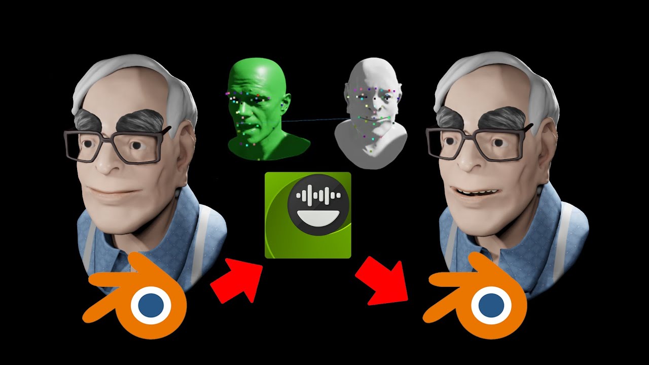 Audio2Face to Blender Workflow Tutorial - YouTube