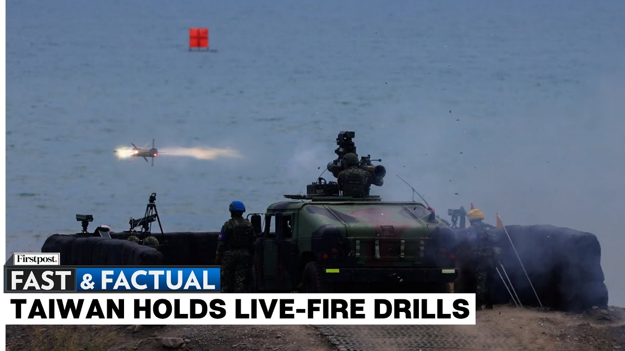 Taiwan Begins Military Exercise Focusing on Repelling Invasion - YouTube