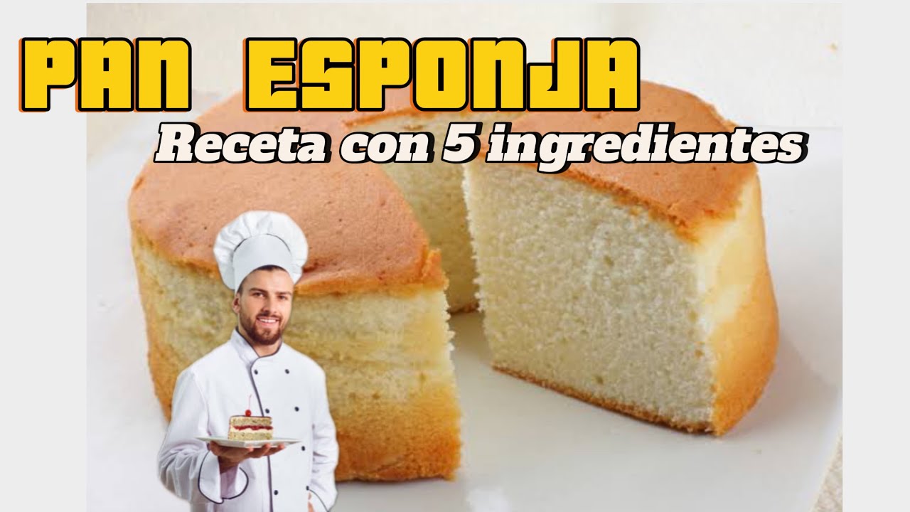 Receta PAN ESPONJA 🍫 | Ideal para Pastel 3 leches 🧑‍🍳 🍰 - YouTube